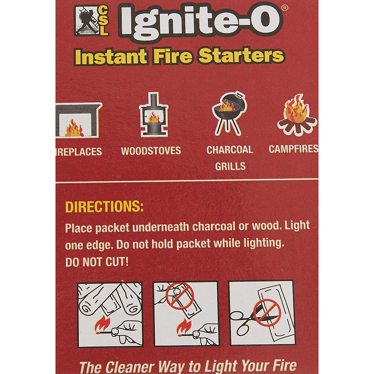 Ignite-O Creosote Sweeping Log FS855-24 Instant Fire Starter, 12-Packets, Brown/A