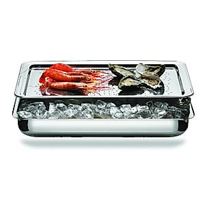 MEPRA AZD200986 Yoghurt Stand for Buffet Palace, Small, Stainless Steel