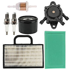 698754 Air Filter, 492932S 492932 Oil Filter with 691035 Fuel Filter Tune up Kit for LA120 LA130 LA140 LA150 L120 LA145 D130 D140 Lawn Mower Parts