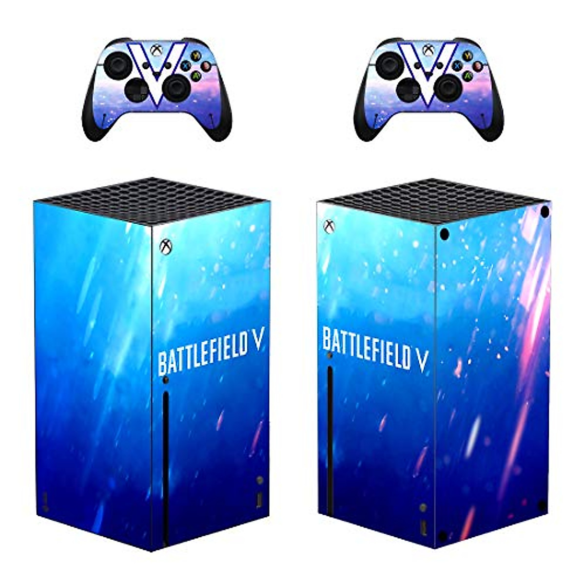 FELIPE SEIJI KUBA Xbox Series X Console and 2 Controllers Skin Set - Battle War – Xbox Series X Vinyl