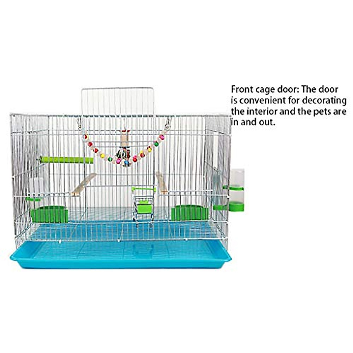 Tyoo Bird Cage Pet Supplies Suitable for Small Birds Used As a Nest for Homing Pigeons Suitable for Most Bird Cages Assembled and Cleaned