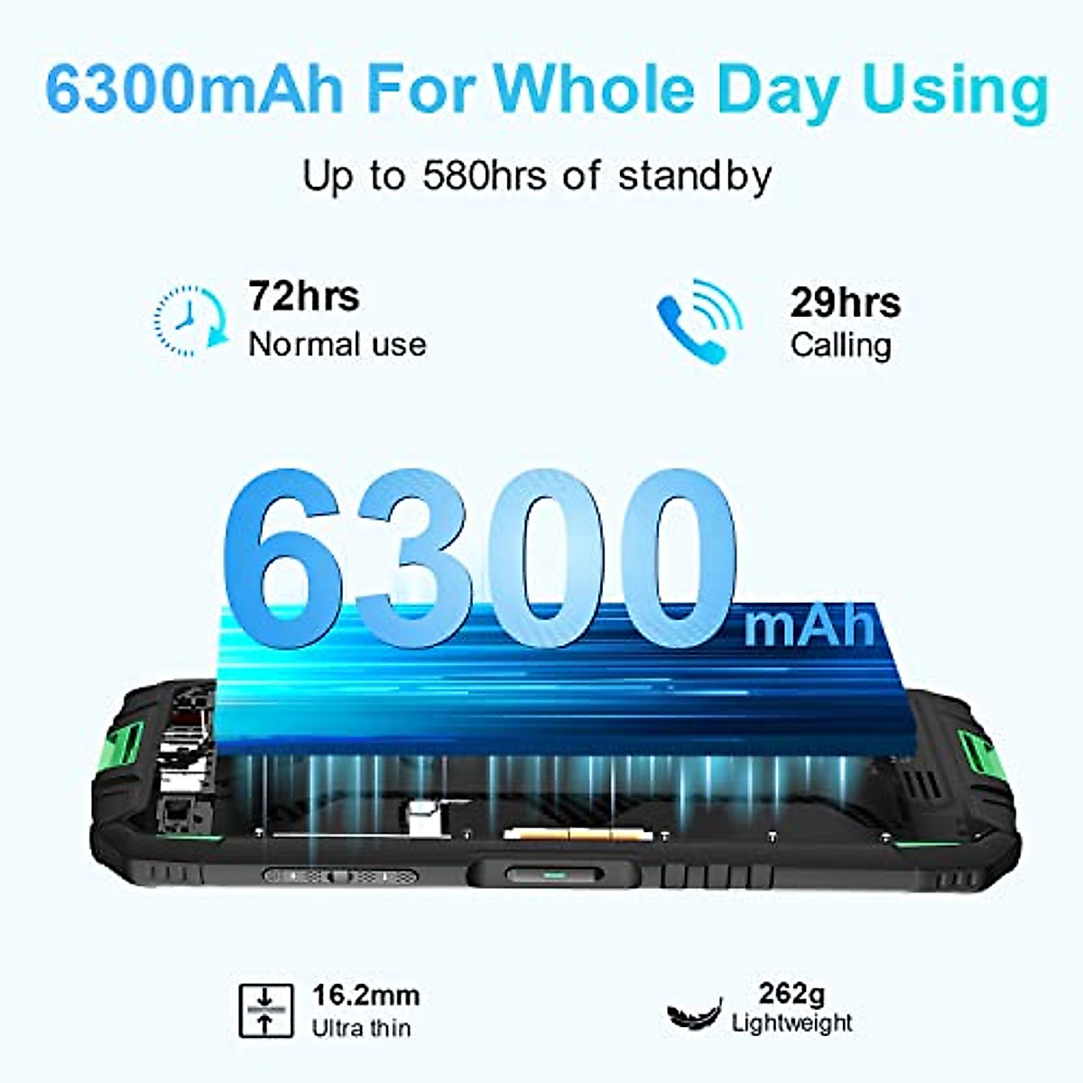 DOOGEE Rugged Phones Unlocked 2023, S41, 4G Dual Sim Rugged Phone ...