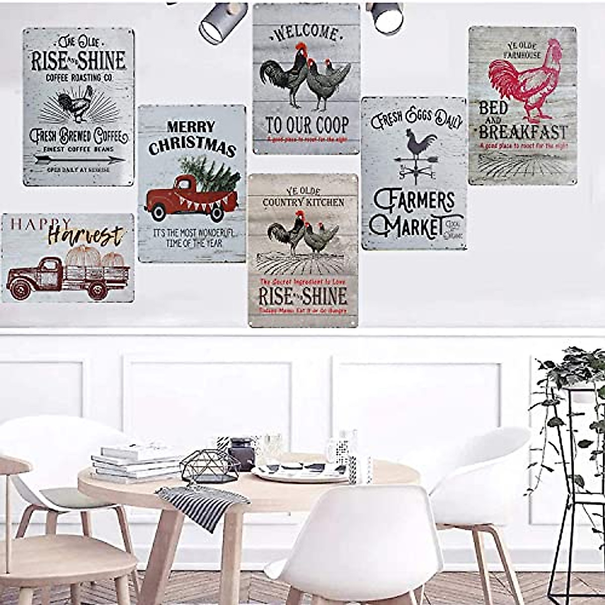 JIANKUN Tin Sign Laundry Room Vintage Metal Laundry Salty Dog White Decorative S Wash Room Home Decor Art S 7.9x11.8 Inch Sign