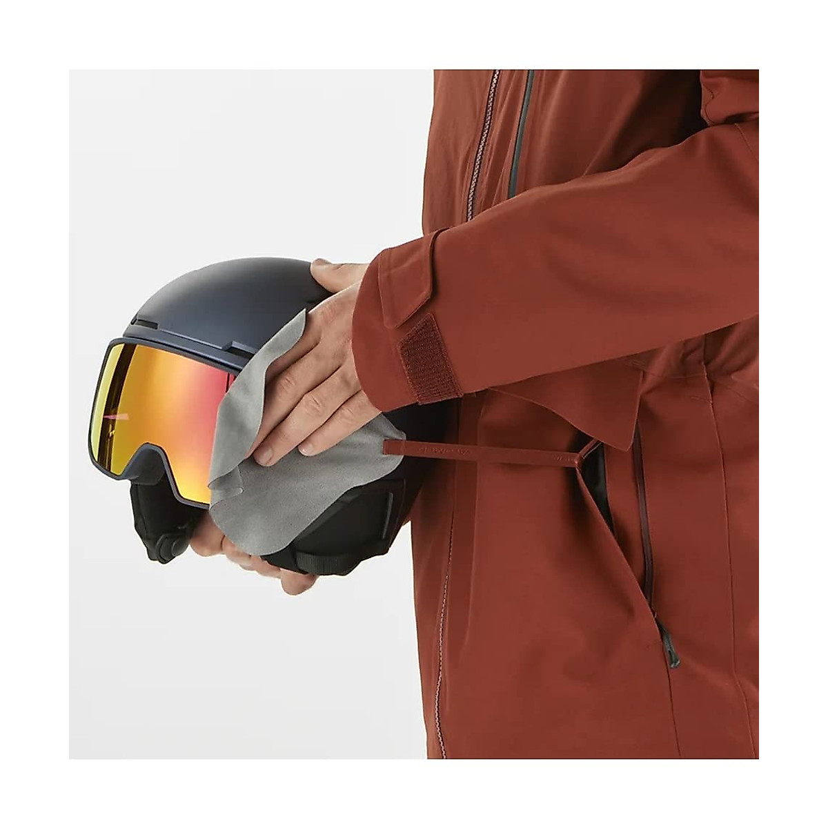 Salomon Men's Standard Untracked Jacket, Roasted Cashew, XX-Large