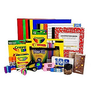 Elementary School Essentials Back to School Kit - School Supplies Bundle - 47 Pieces