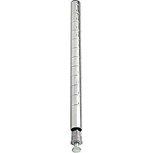 QUANTUM STORAGE SYSTEMS P34C 4-Pack Posts for Wire Shelving, Chrome Finish, 34" Height x 1" Diameter
