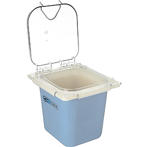 Carlisle FoodService Products CFS CM10318Z07 Coldmaster EZ Access Lid, 1/6 Size, 0.9" Height, 7" Width, 6.5" Length, Polycarbonate (PC), Clear (Pack of 2)