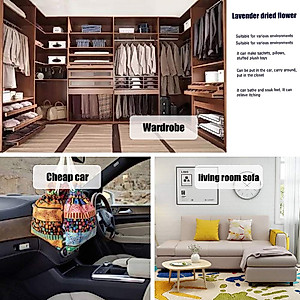 Hslife 250g 5A Level Dried Lavender Flower Buds Organic Lavender Flowers，Natural Fragrance Dried Lavender Flower for Tea, Soap Making, Baking, Baths