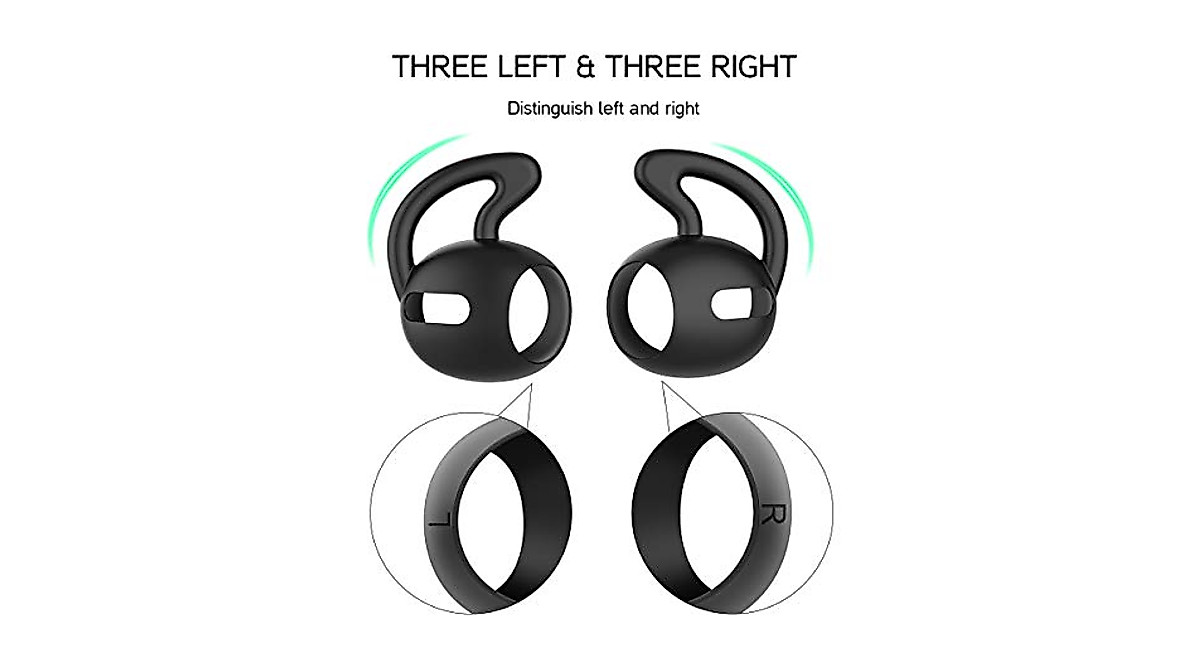 Airpods Pro Ear Hooks - Soft Silicone Replacement Tips