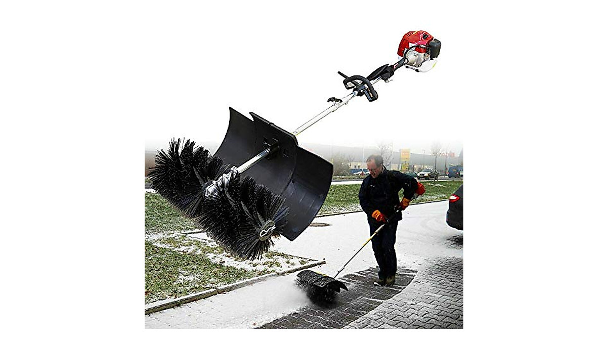 Powerful 52CC Gas Snow Sweeper for Quick Cleaning