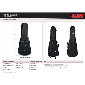 Gator Electric Guitar Gig Bag (GB-4G-ELECX2)