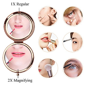 PLITI Sister in Law Compact Mirror Bonus Sister Gift Unbiological Sister Gift to My Sister in Law Inspirational Pocket Mirror (Sister-in-Law CMrg)