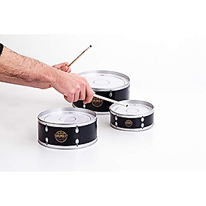 Suck UK Drum Kit Cookie Tins | Cake Container Drums | Nesting Food Storage Containers | Stackable Cake Boxes & Kitchen Accessories | Drummer Gifts & Gifts For Music Lovers | Rocker Cake Storage Tins