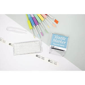 Mine Stamp Clothing Marker, Suitable for Books & Accessories, Personalize Garment, Childrens School Uniform/Clothes/Clothing Labels for Kids/Children, no Need to sew, for School Wear.