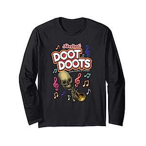 Skeltal's Doot Doots Spooky Boi Halloween Sbubby Cereal Long Sleeve T-Shirt