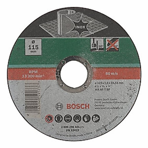 Bosch 2609256321 DIY Cutting Disc Stainless Steel 115 mm ø x 1.6 mm Straight