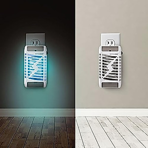 Brison Bug Zapper for Home - Electric Fly Trap Indoor Plug in - Mosquito Fly Insects Killer with 8 Lights 2 Pack Cricket Spider Wasp