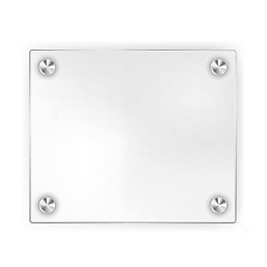 PINGEUI 2 PCS 12 x 12 x 3/8 Inch Clear Acrylic Plexiglass Sheets, Durable Square Cast Plexiglass Panels, Plastic Plexiglass Board with Protective Films for DIY Projects, Signs, Home Decor