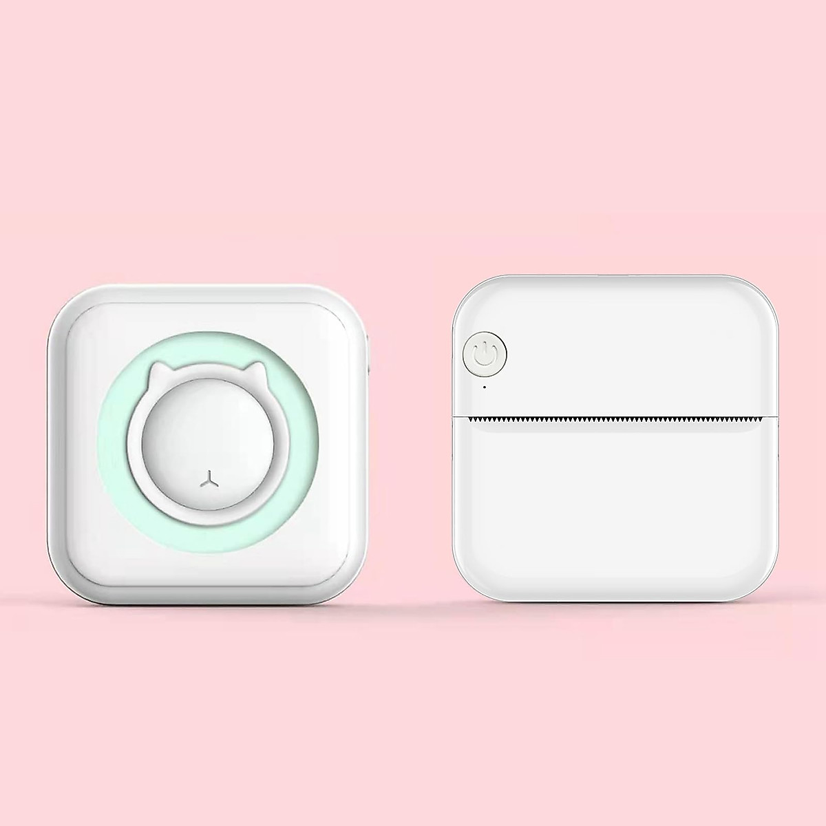 YDuupxe Mini Printer ABS Smart Pocket Thermal Picture Printer USB Photo Printer iOS (Blue)