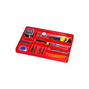 ERNST Tool Garage Organizer Tray, Orange, 10-Compartments