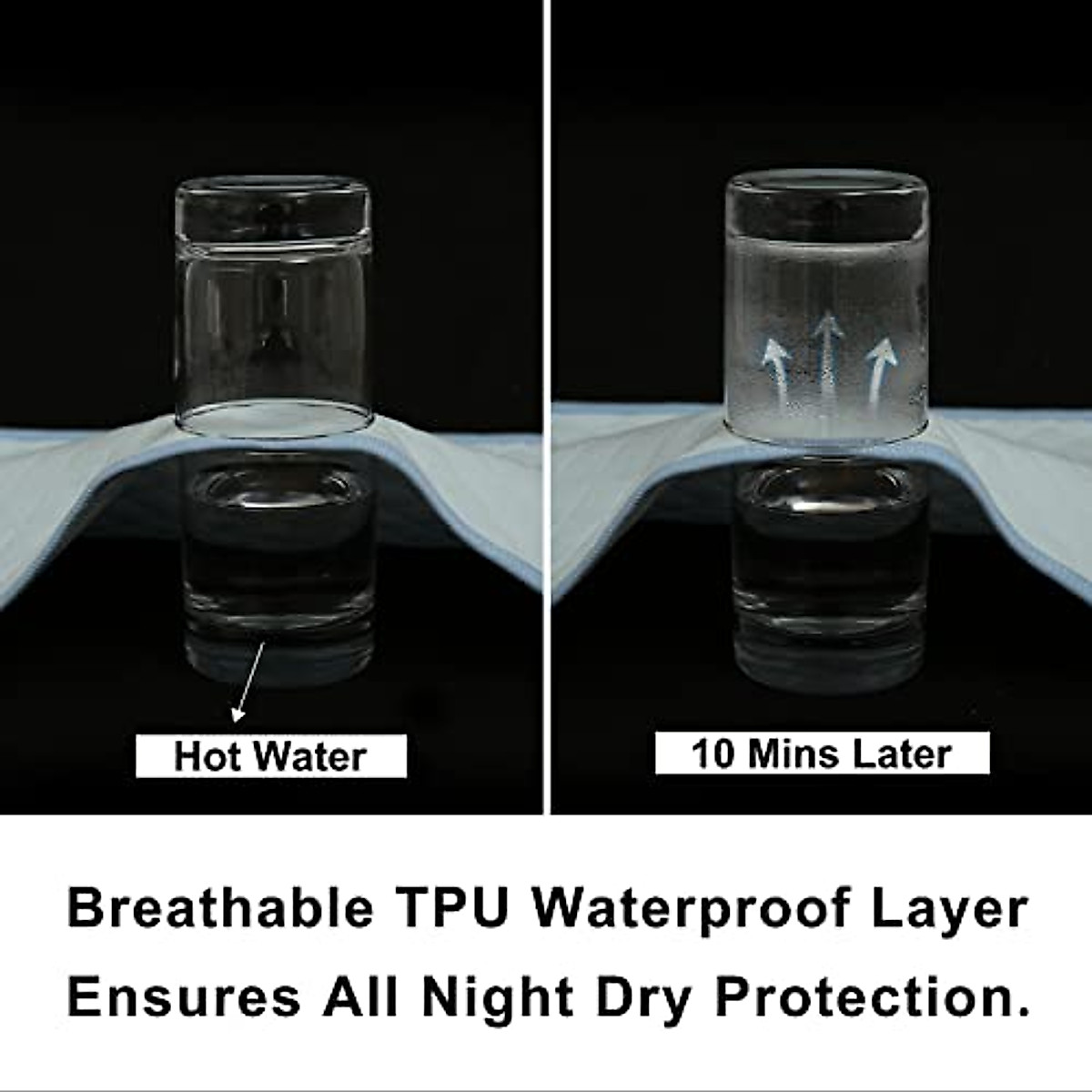 Pleasant Boulevard | Portable Waterproof Baby Changing Pad Liner, Washable Reusable Changing Table Cover Made with Breathable TPU, 27x13in (Pink, 3 Count)