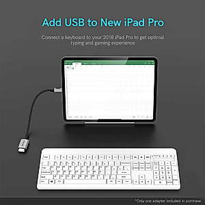 Tek Styz USB-C USB 3.0 Adapter Works for Microsoft Surface Duo OTG Type-C/PD Male USB 3.0 Female Converter. (5Gbps)