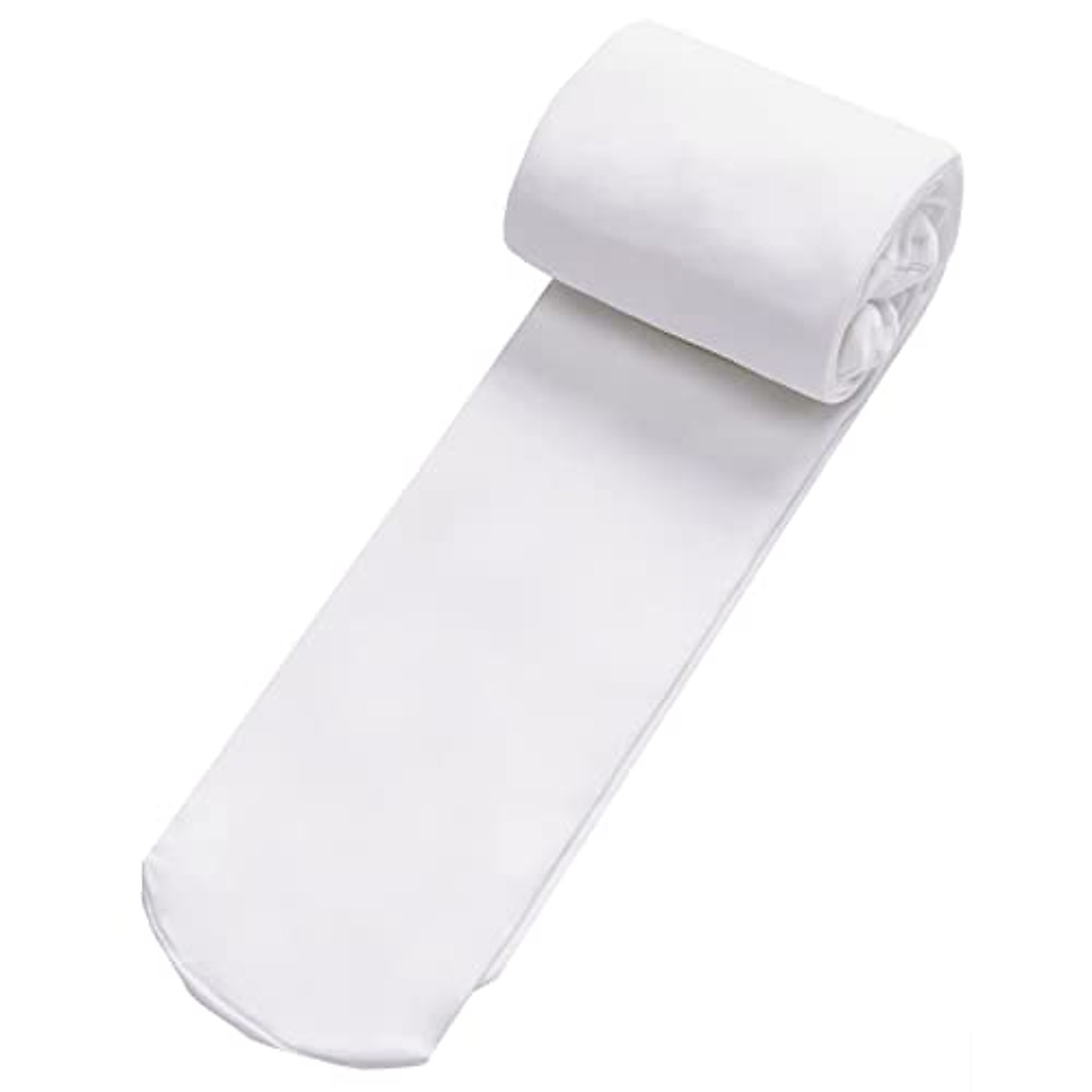 MdnMd Soft Girls Toddler Ballet Dance Tights Footed Ballet Legging Stocking Pantyhose 1 Pairs (White, Child Age 2-4)