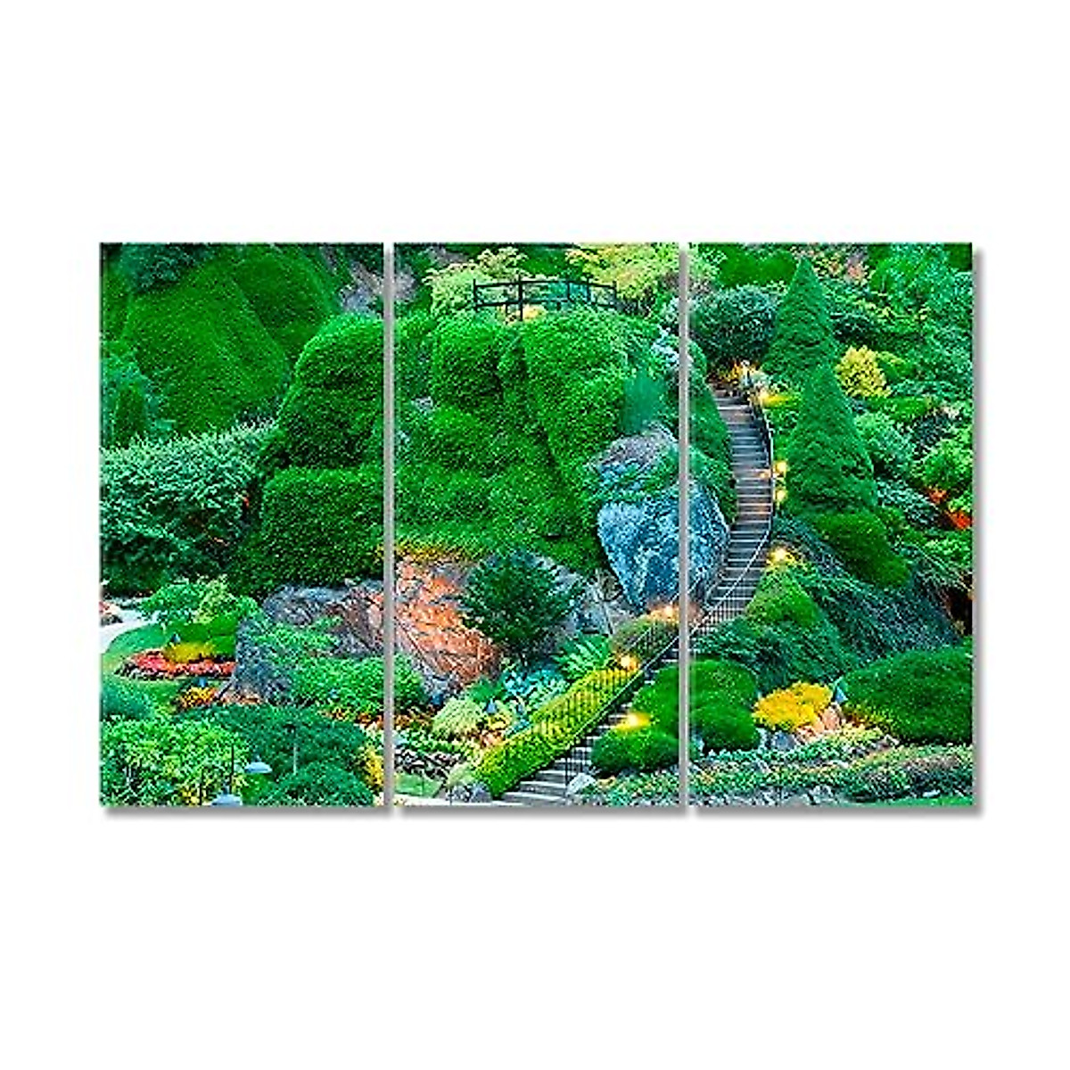 Butchart Gardens Canada Canvas Print 5 Panels / 36x24 inches