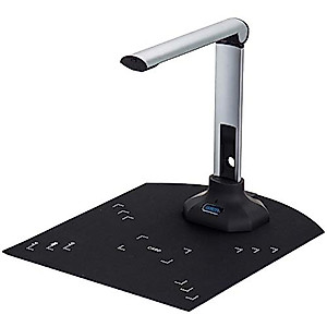 Document Camera for Teachers, Portable USB Visualiser A4 8MP with Auto-Focus and LED Supplemental Light. Excellent for Distance Education Web Classroom Library and Office Conferencing