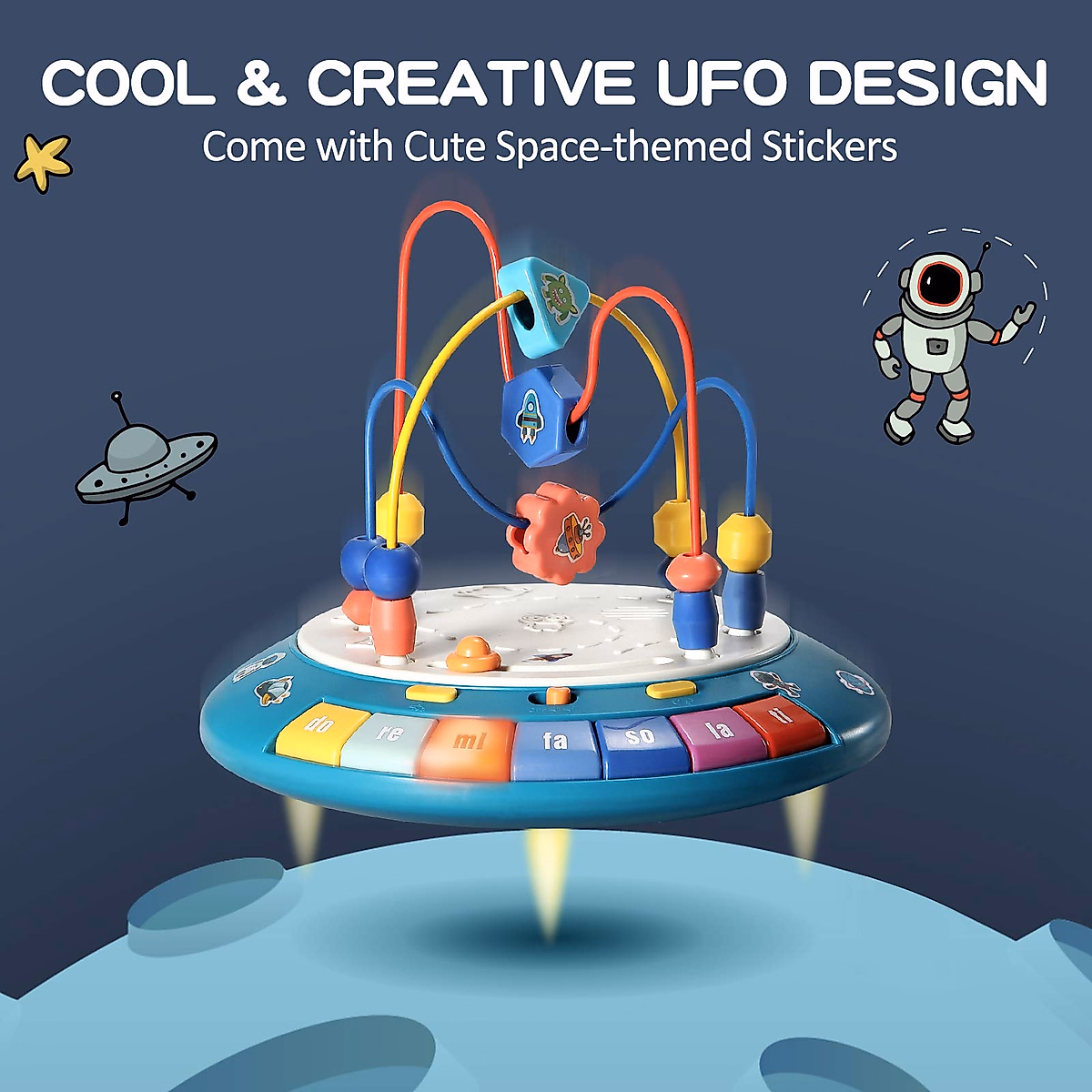 LTKFFFdp Baby Crawling Toys 6 to 12-18 Months Boy Girl Bump and Go Music Light Baby Einstein Toys for 1 Year Old, Developmental Infant Gross Motor Toys for Baby First Birthday Gift Sensory Toys