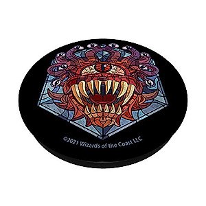 Dungeons & Dragons Eye Of The Beholder Stained Glass PopSockets PopGrip: Swappable Grip for Phones & Tablets