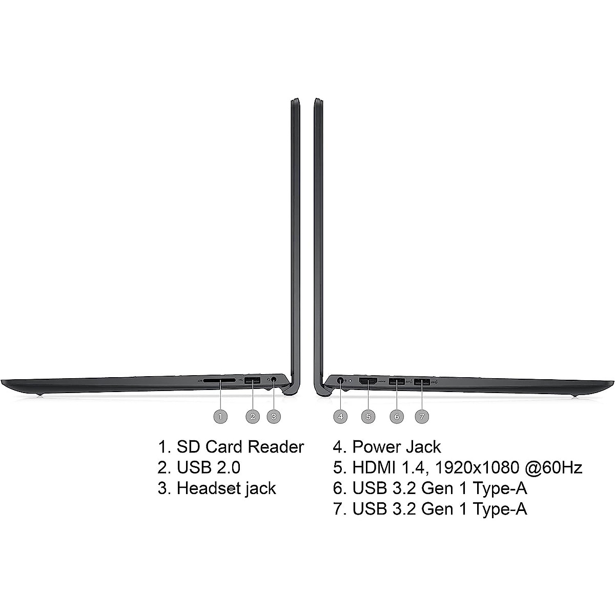 Dell Inspiron 15 3000 Business Laptop, 15.6" FHD Display, 12th Gen Intel Core i7-1255U, Windows 11 Pro, 32GB DDR4 RAM, 1TB PCIe SSD, WiFi 6, SD Card Reader, Long Battery Life