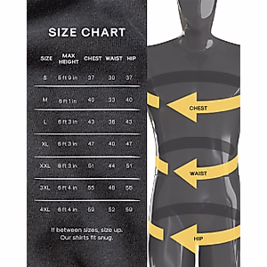 True Classic V Neck Mens T Shirt, Premium Fitted Soft Men's T-Shirts, Black, XXL