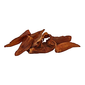 Pet's Choice Pig Ears, Plain, 10pk, Brown (PIG-EAR10PK)