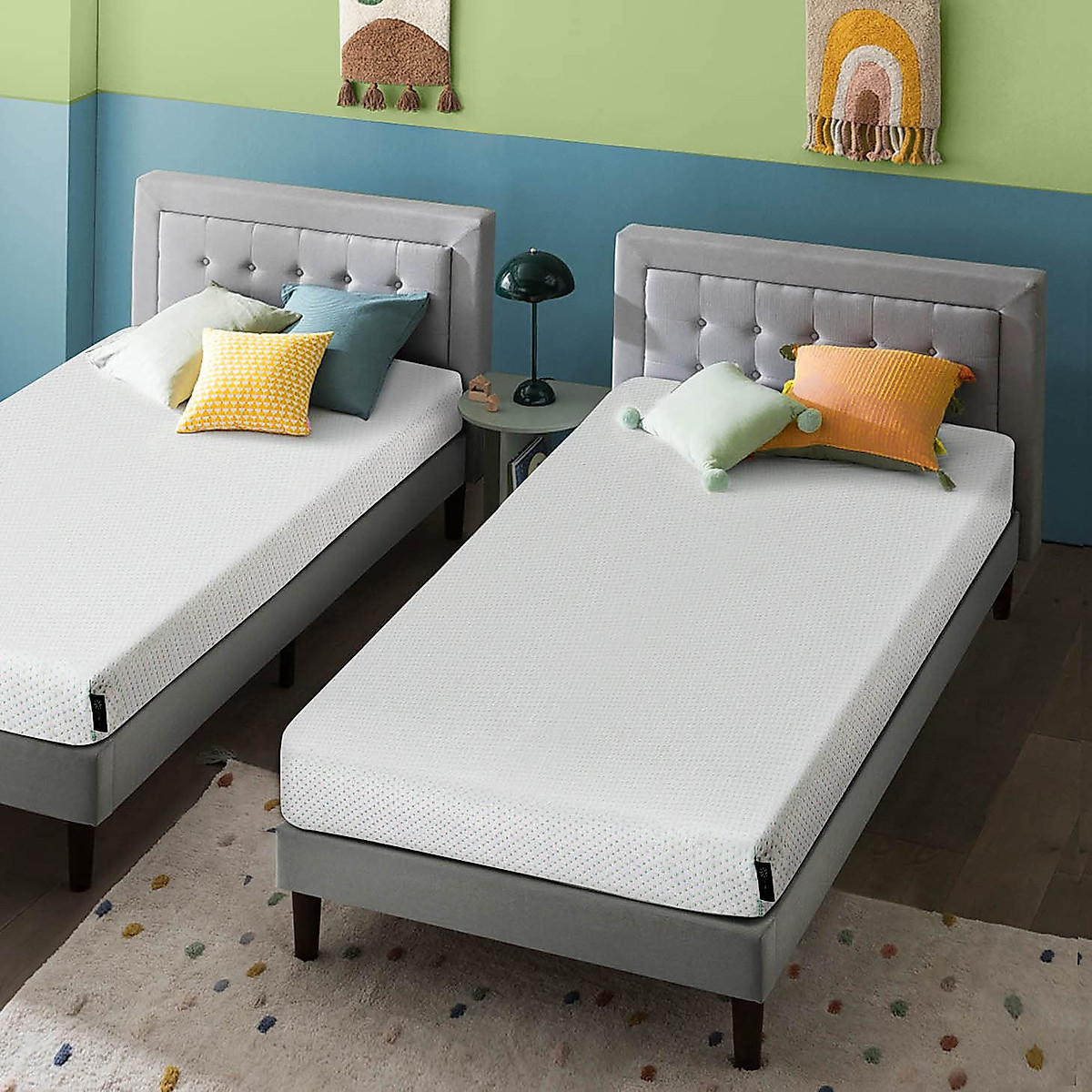 ZINUS Youth Memory Foam Mattress, Twin, White