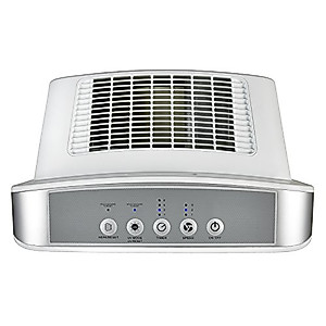 Germ Guardian AC5900WCA 21” 4-in-1 True HEPA Filter Air Purifier for Home, Large Rooms, UV-C Sanitizer, Filters Allergies, Smoke, Dust, Pet Dander, & Odors, 3-Yr Wty, GermGuardian, White