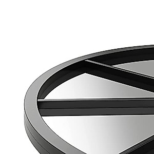 ironsmithn Wall Mirror Mounted Decorative Long Hanging Arched Window Frame Decor Wall-Mounted for Bathroom Vanity, Living Room or Bedroom