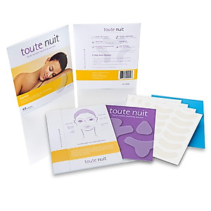 Toute Nuit Facial Wrinkle Patches, Face Tape, Curve, Fine Lines Around Eyes and Mouth, 48 Patches