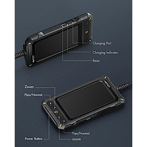 Borescope Inspection Camera with Light, Industrial Endoscope Camera with 4.3” HD Screen, Waterproof Digital Snake Camera, 16.4FT Semi-Rigid Cable Bore Scope for Home Pipe, Engine, Inside Wall, Duct