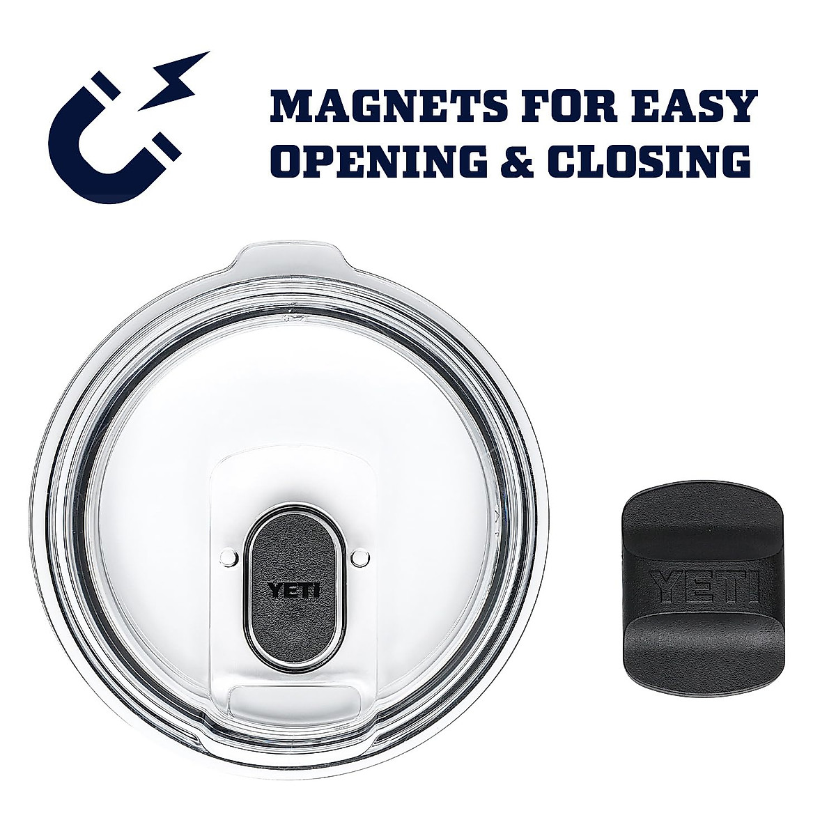 YETI Rambler 10 oz Stackable Lowball 2.0, Vacuum Insulated, Stainless Steel with MagSlider Lid, White