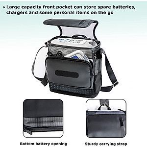 Carry Bag for Inogen One G4, Portable Oxygen Concentrator Shoulder Bag Compatible with Inogen One G4 & Accessories (Black)
