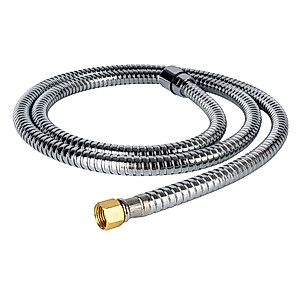 Socila Professional Stainless Steel Shampoo Bowl Hose - 1/2" Thread Sprayer Head to 1/4" Thread Water Pipe for Barber Shop & Salon Sink Replacement Part for Faucet and Sprayer