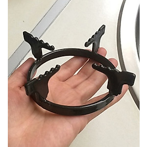 Non-Slip Stove Stand - Moka & Coffee Pot Holder - Gas Range & Oven Burner Grate - Milk Pot Holder for Gas Hob