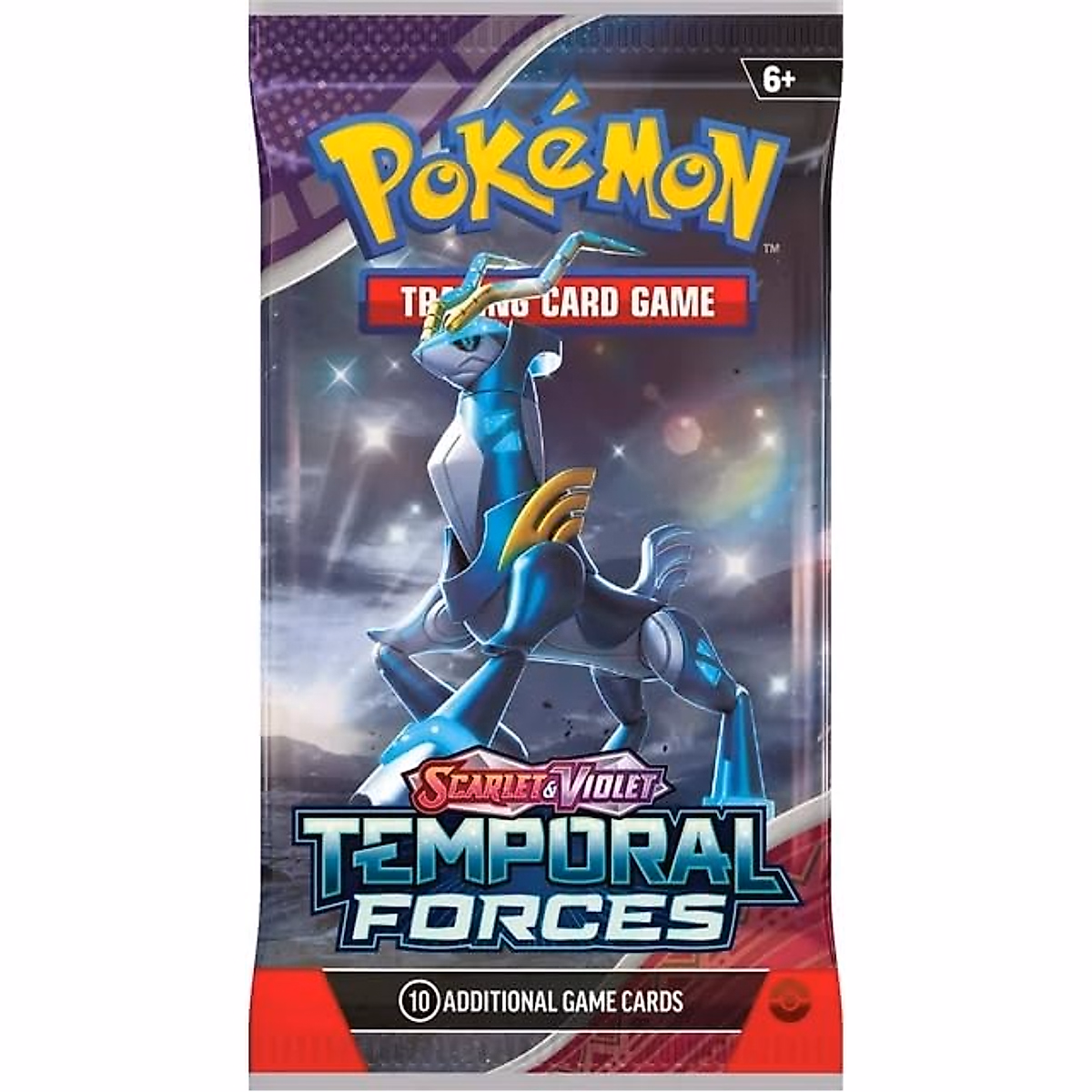 Sportsntoys Scarlet and Violet Temporal Forces New Single Booster Bundle Pack -Factory Sealed- Comes with Extra Foil Collector Card