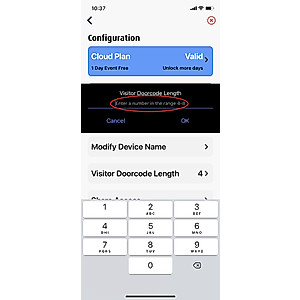 GBF Smart Video Door Phone & Doorbell Smart Intercom System with a Smart keypad (PL963PMPOE)- 1080P Camera, Built in POE, Control Two Locks remotely, Timed Unlock