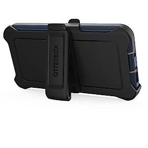 OtterBox Galaxy S23 Defender Series Case - Blue Suede Shoes (Blue), Rugged & Durable, with Port Protection, Includes Holster Clip Kickstand