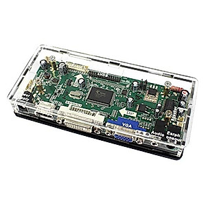 VSDISPLAY Acrylic Case for M.NT68676 HD-MI DVI VGA LCD Controller Board,Fit for LCD Controller Board M.NT68676, Controller Board Not Included