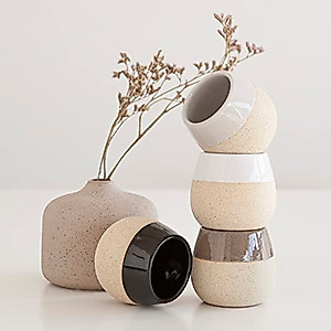 Ceramic Espresso Cups Set of 4 - 2.7oz - Espresso Coffee Mugs for Nespresso Cups - Espresso Glasses - Demitasse Cups - Tazas de Cafe - Espresso Accessories - Expresso Coffee Cup for Espresso Machine