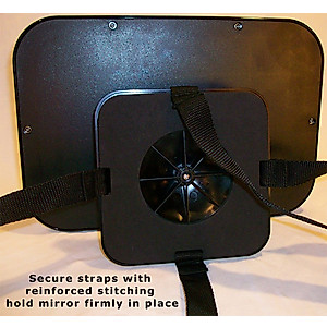 Fun Safe Baby Safety and Comfort Pack, Backseat Mirror for Rear Facing Car Seat and 2 Sunshades