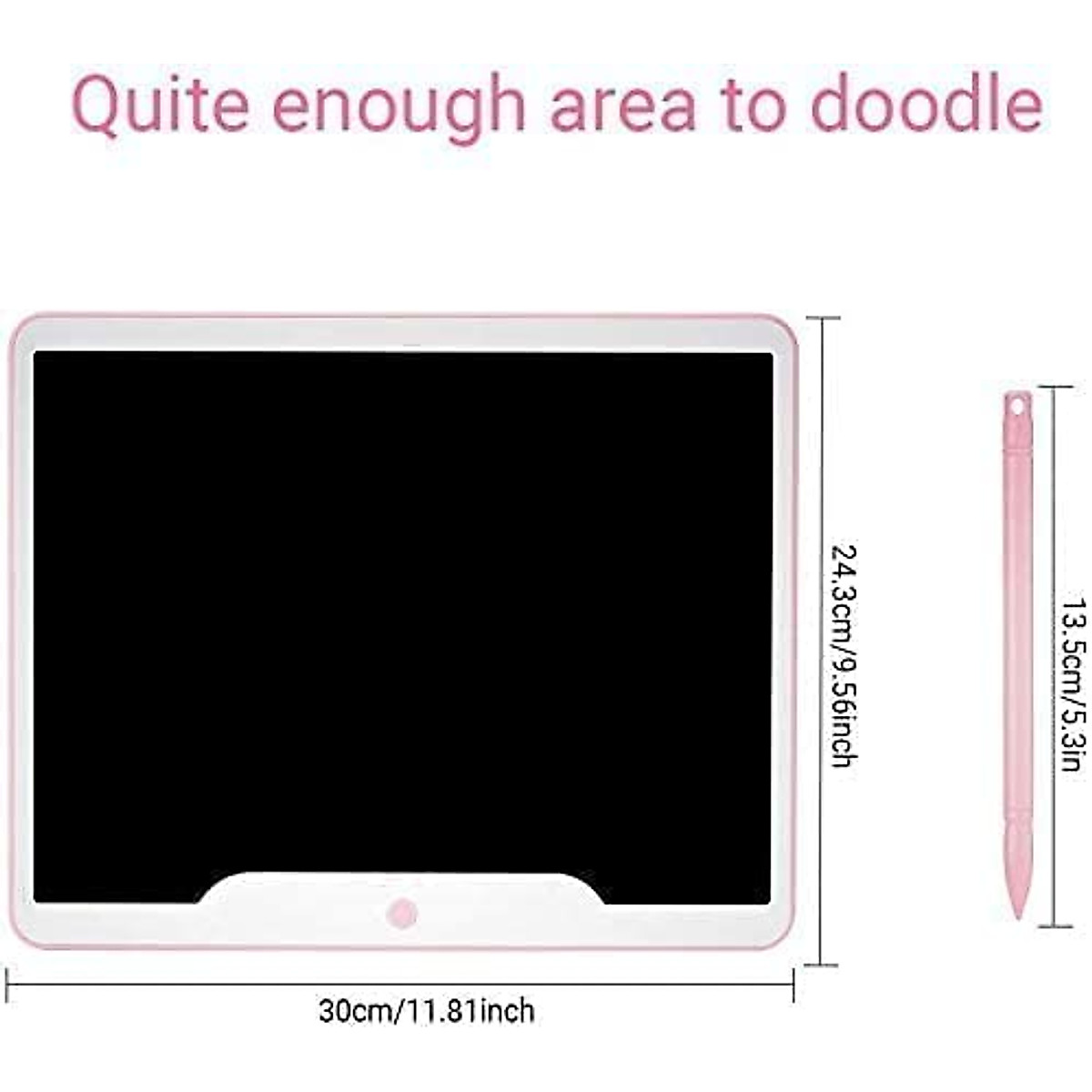 Toddler Toys for 3 4 5 6 7 Year Old Boys Girls Gifts, ScriMemo LCD Writing Tablet 15 Inch Kids Toys Doodle Pad, Reusable Drawing Board for Kids 3 4 5 6 7 8 9 Year Old Boy Girl Birthday Gifts (Pink)